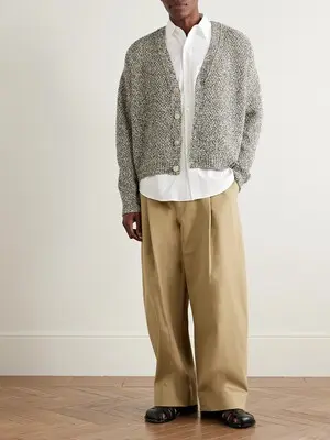 Auralee Cotton And Cashmere-blend Cardigan