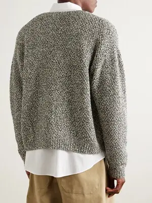 Auralee Cotton And Cashmere-blend Cardigan