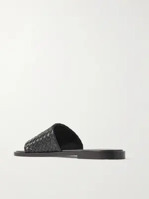 Bottega Veneta Intrecciato Leather Slides