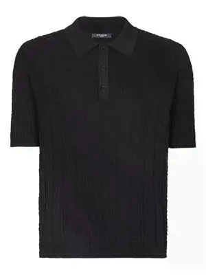 Balmain Knitted Polo Shirt