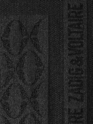 Zadig&Voltaire Glenn Monogram Scarf - Silver