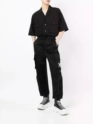 PORTS V Drawstring Cargo Trousers