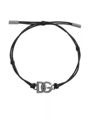 Dolce & Gabbana Logo-plaque Bracelet - Silver