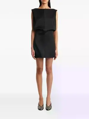 Khaite Toma Mini Dress - Black