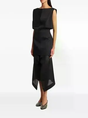Khaite Toma Mini Dress - Black