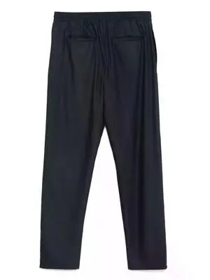 Canali Drawstring-waistband Trousers - Blue