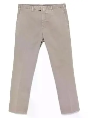 DELL'OGLIO Pressed-crease Chino Trousers