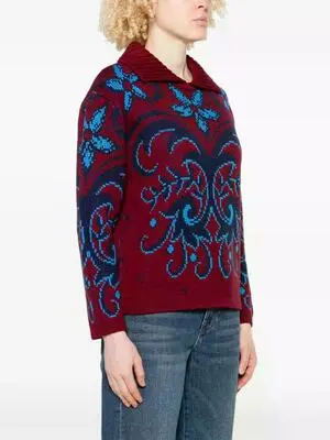Etro Patterned Sweater - Red
