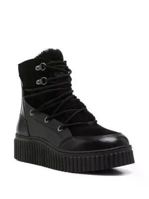 Marc O'polo Leather Combat Ankle Boots
