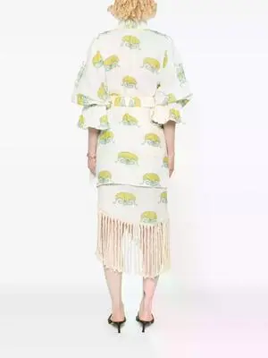 MAISON LA PLAGE Printed Maria Louis Jacket