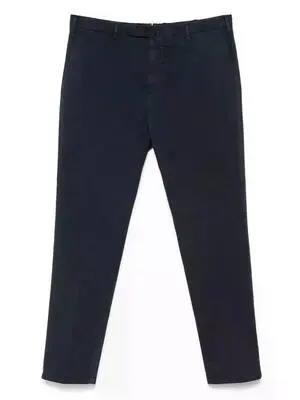 DELL'OGLIO Pressed-crease Chino Trousers - Blue