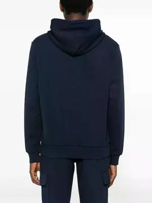 Lacoste Logo-embroidered Hoodie - Blue