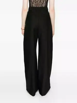 Wardrobe.NYC Pleat-detail Trousers - Black