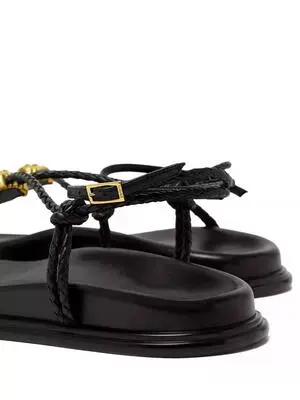 Versace La Medusa Sandals - Black