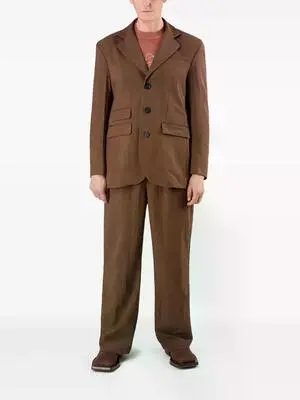 Camper Single-breasted Blazer - Brown