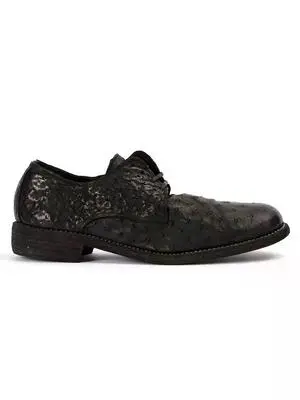 Guidi Textured Derby Shoes