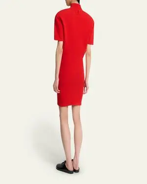 Jacquemus The Castagna Knit Dress - Red