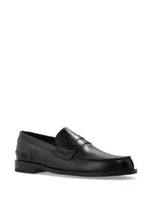 Brioni Penny-slot Leather Loafers