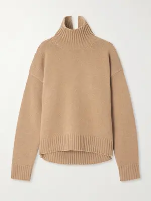 JIL SANDER Cashmere-blend Turtleneck Sweater