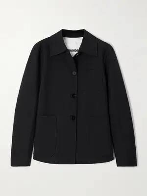 JIL SANDER Cotton-blend Boxy Jacket