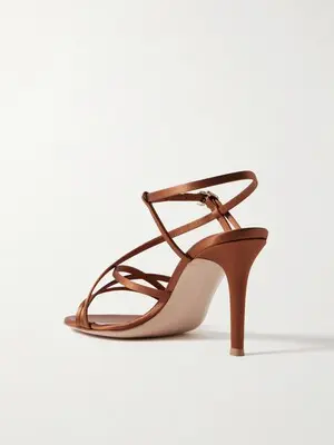 GIANVITO ROSSI 85 Satin Sandals