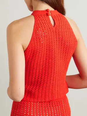 Escvdo Reflejo Crocheted Tank