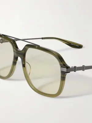 Barton Perreira D. Ellis Aviator-style Sunglasses - Gray