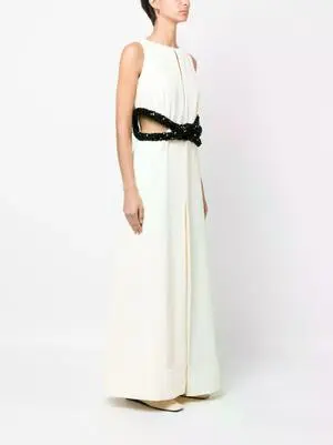 JIL SANDER Sequin-embellished A-line Gown