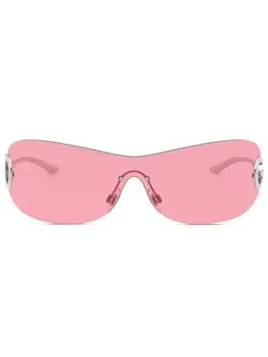 Dolce & Gabbana Shield-frame Sunglasses - Silver