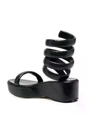 Cult Gaia Gabi Spiral Strap Sandals
