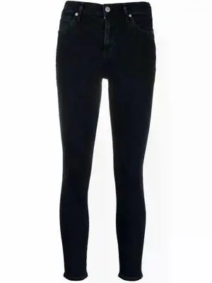 Citizens Of Humanity Mid-rise Cropped Skinny Jeans - Blue