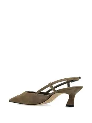 STUART WEITZMAN 50mm Vinnie Slingback Pumps - Brown