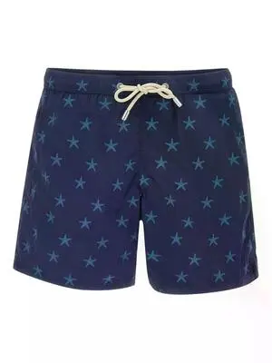 MC2 SAINT BARTH Starfish-print Swim Shorts - Blue