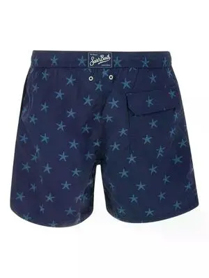 MC2 SAINT BARTH Starfish-print Swim Shorts - Blue