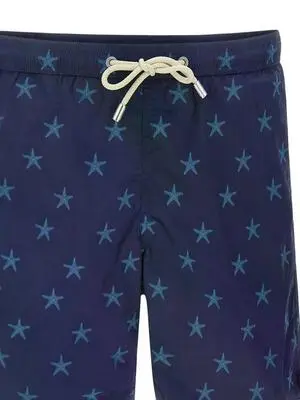 MC2 SAINT BARTH Starfish-print Swim Shorts - Blue