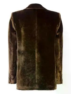 Etro Velvet Single-button Blazer - Brown
