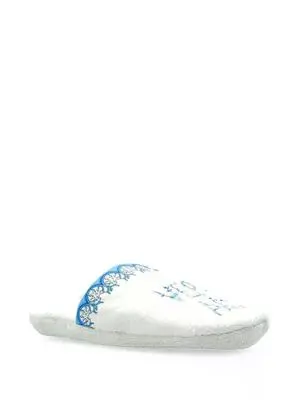 Versace Embroidered Slippers