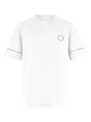 FERRAGAMO Ajour Sticker Short-sleeve T-shirt - White