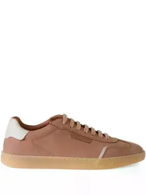 FERRAGAMO Suede Low-top Trainers - Pink