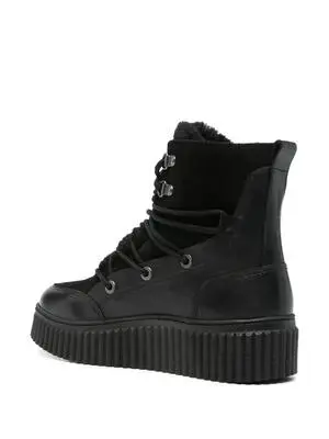 Marc O'polo Leather Combat Ankle Boots
