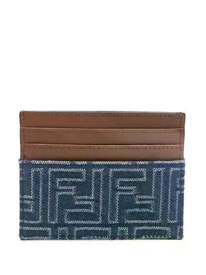 Fendi Ff-motif Wallet - Blue