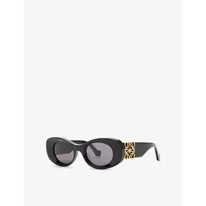 Loewe Oval Frame Acetate Sunglasses