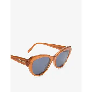 Loewe Cat-eye Frame Acetate Sunglasses - Camel