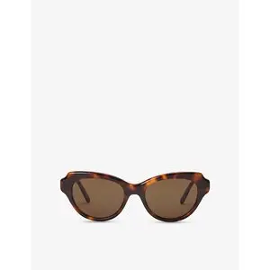 Loewe Cat-eye Frame Acetate Sunglasses - Havana