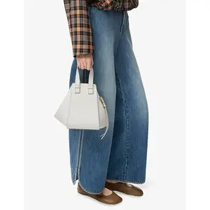 Loewe Hammock Compact Top-handle Bag - Light Ghost