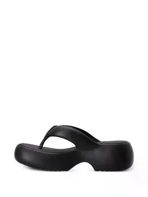 Melissa Free Fuzzy Flip-flops - Black