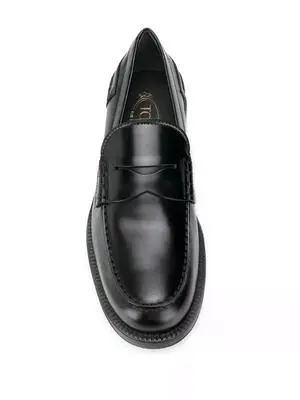 TOD'S Leather Penny Loafers