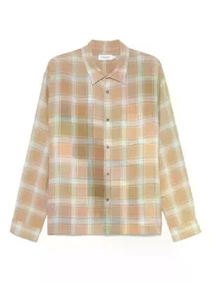 FRAME Plaid Shirt - Neutrals