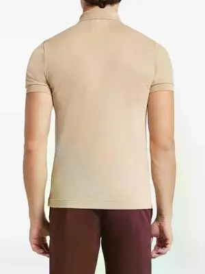 Lacoste Logo-patch Polo Shirt - Neutrals
