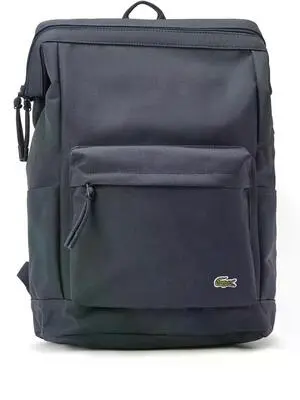 Lacoste Logo-patch Backpack - Blue